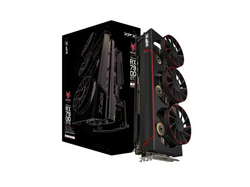 XFX Grafička kartica Radeon RX 7900 XTX RX-79XMAIRB9 Mercury Magnetic Air Gaming, 24GB, GDDR6, 384bit