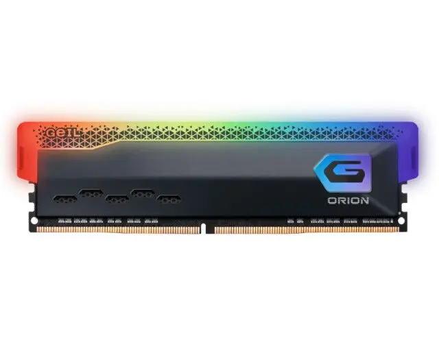 Geil Memorija DIMM DDR4, 8GB, 3600MHz, Orion, RGB, GAOSG48GB3600C18BSC, Siva