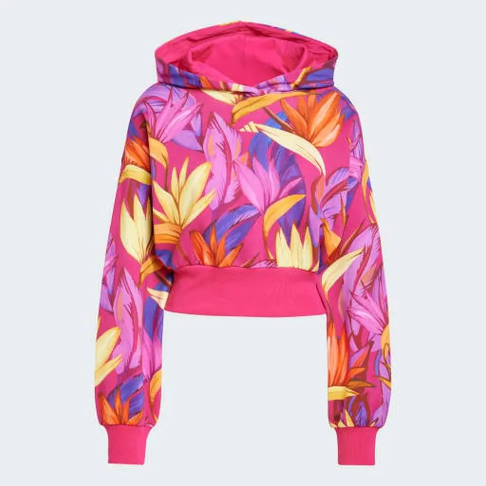 Adidas Ženski duks sa kapuljačom Farm, Roze