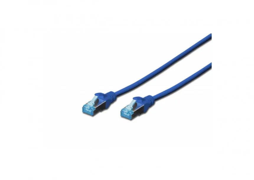DK-1512-010/B patchcord kabl 5e U/UTP CCA 1m plavi