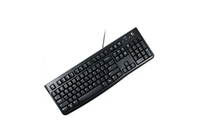 Logitech Tastatura K120, USB, US, OEM, Crna