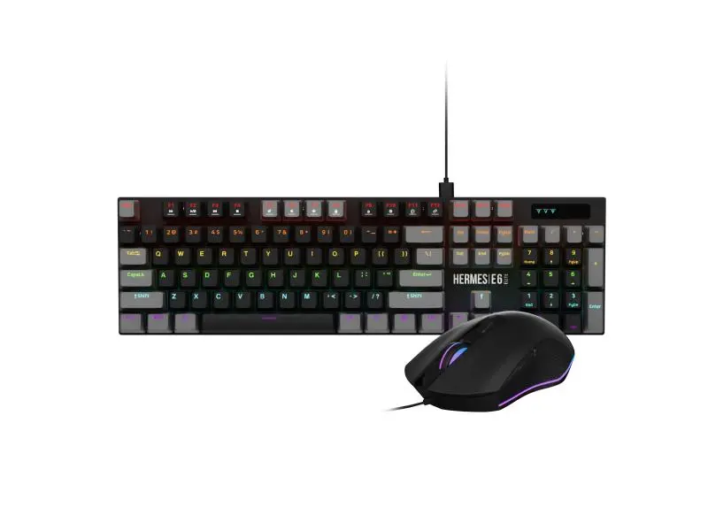 Gamdias Tastatura Mehanička i Miš Hermes E6 Elite