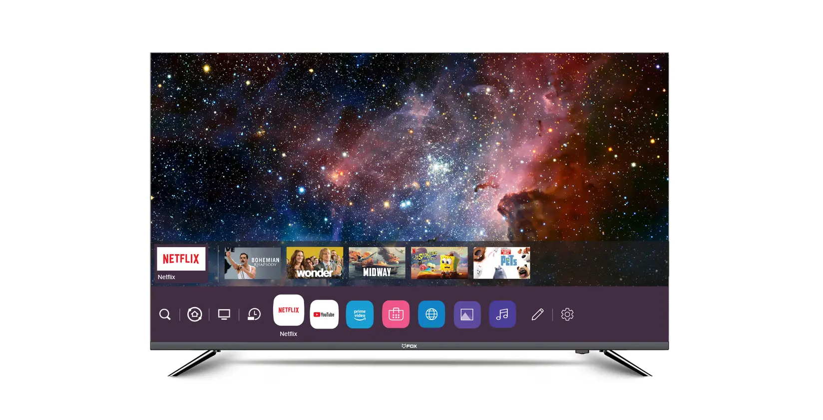 FOX Televizor 65WOS640EU, 65", 4K UHD, Smart TV, Crni