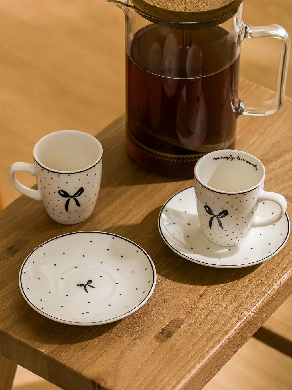 LCW HOME Set Porcelanskih Šoljica Za Kafu Za 2 Osobe 90 Ml