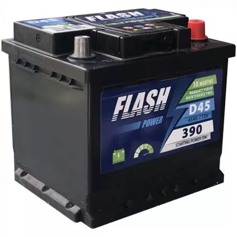 Akumulator FLASH POWER 12V 45Ah 400A desno+