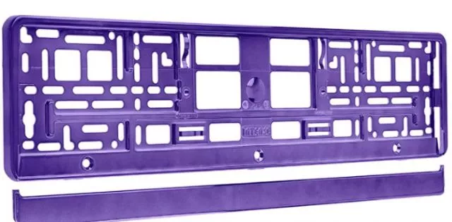 OKVIR ZA TABLICE, PLASTIČNI, METALIK LJUBIČASTI – CARMOTION 63454