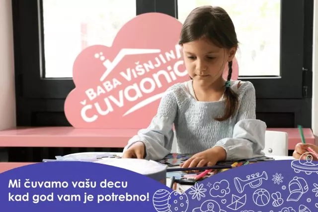 Sat vremena čuvanja dece - BABA VIŠNJINA ČUVAONICA