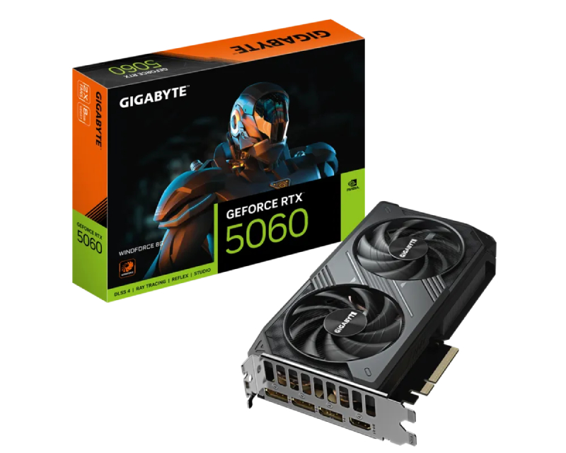 nVidia GeForce RTX 5060 WINDFORCE 8GB 128bit GV-N5060WF2-8GD rev. 1.0 grafička karta