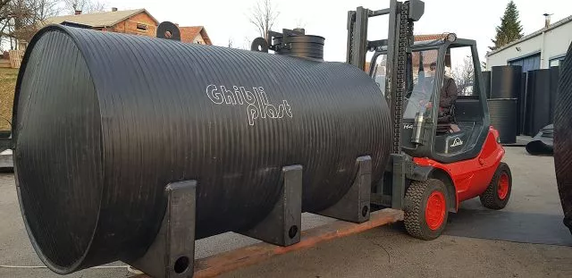 Horizontalni rezervoar 1.000L Ø 1.000 x 1300 mm