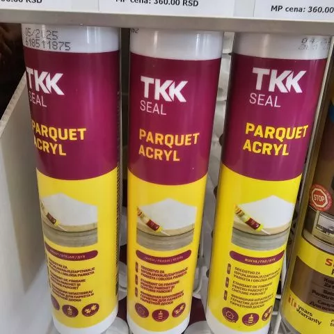 SILIKON ZA PARKET TKK SEAL PARQUET ACRYL