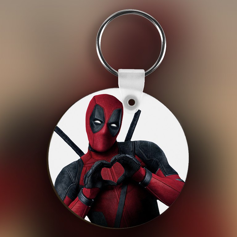 DEADPOOL HEART PRIVEZAK ZA KLJUČEVE