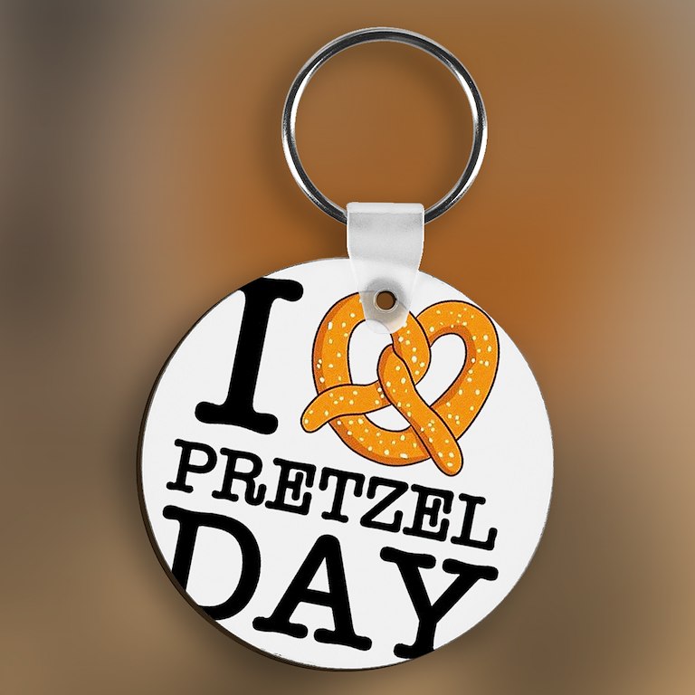 I LOVE PRETZEL DAY PRIVEZAK ZA KLJUČEVE