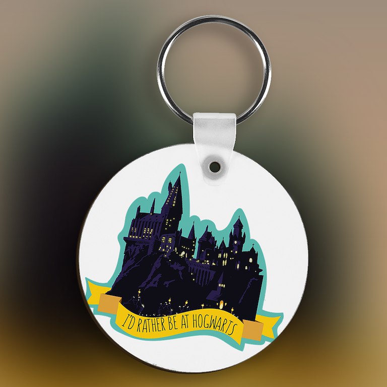 I’D RATHER BE AT HOGWARTS PRIVEZAK ZA KLJUČEVE
