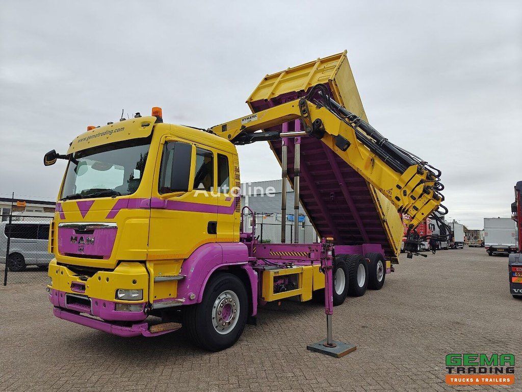 MAN TGS 35.440 8x4/4 Day Cab Euro5 - Hymatec Tipper + Hiab 166 ES-4 kiper
