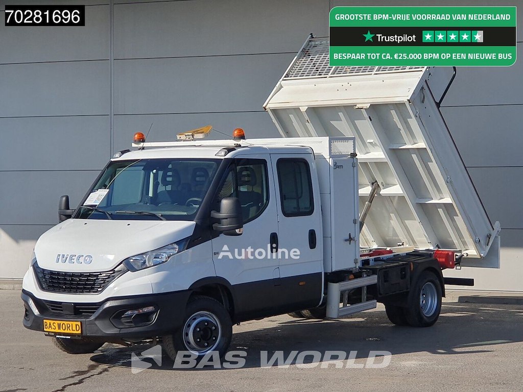 IVECO Daily 70C18 3.0L Kipper Dubbel Cabine Dubbellucht 3,5t Trekhaak kiper