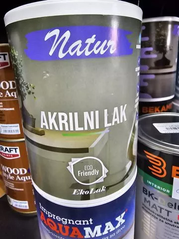 AKRILNI LAK ZA DRVO - NATUR