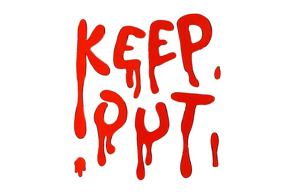 Stiker za prozor – Keep Out