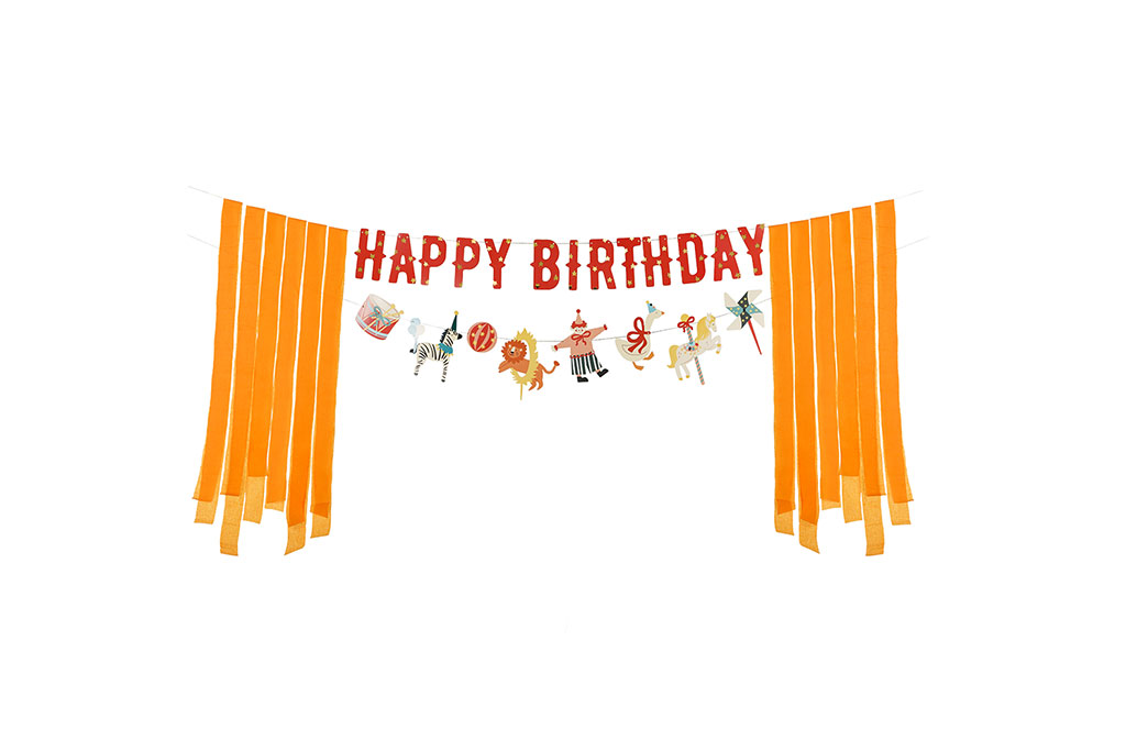 Baner Cirkus Happy Birthday – 275cm