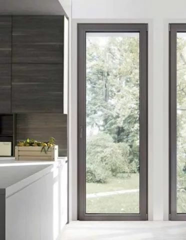 DRVO ALUMINIJUM JEDNOKRILNA BALKONSKA VRATA 100CM X 200CM