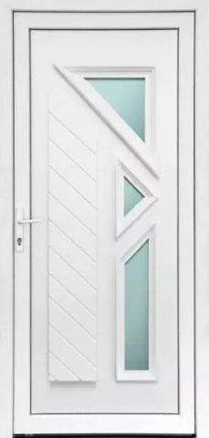 PVC ULAZNA VRATA SA KORNIZAMA MODEL 21