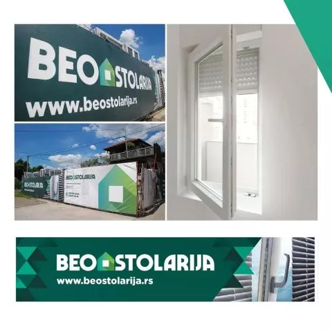 JEDNOKRILNI PVC PROZOR BEOLINE STANDARD 1000 MM X 1400 MM