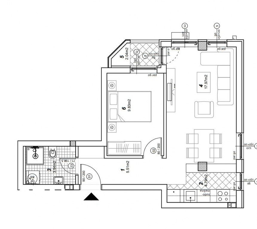 NOVI SAD - TELEP - 43. 00 m2