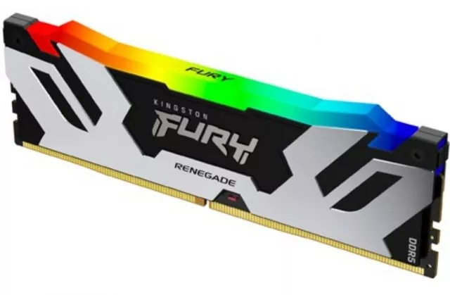 KINGSTON 48GB (1X48GB) DDR5 6400MT/S CL32 FURY RENEGADE SILVER/BLACK RGB XMP DIMM MEMORIJA | KF564C3