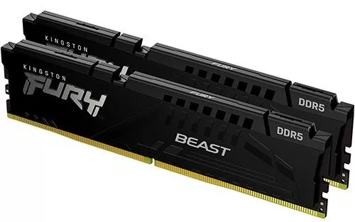 KINGSTON 64GB (2X32GB) DDR5 5200MT/S CL36 FURY BEAST BLACK MEMORIJA | KF552C36BBEK2-64