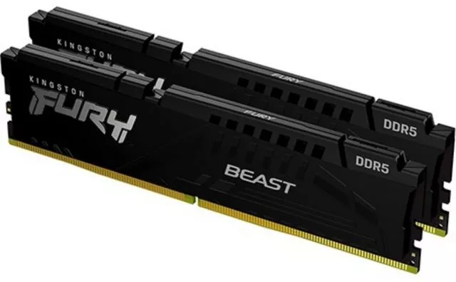 KINGSTON 32GB (2X16GB) DDR5 5200MHZ CL40 FURY BEAST BLACK