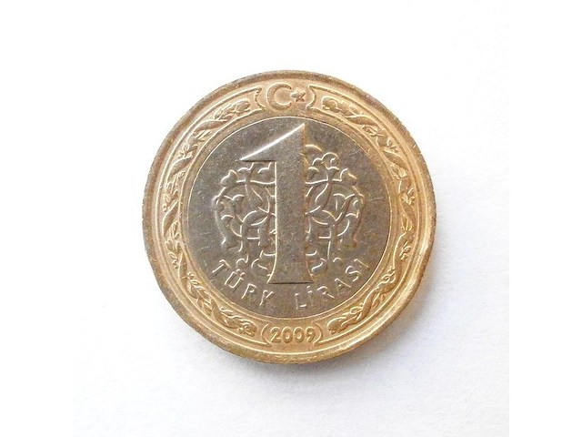 Turska 1 lira 2009