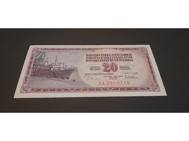 20 DINARA 1978. ZA