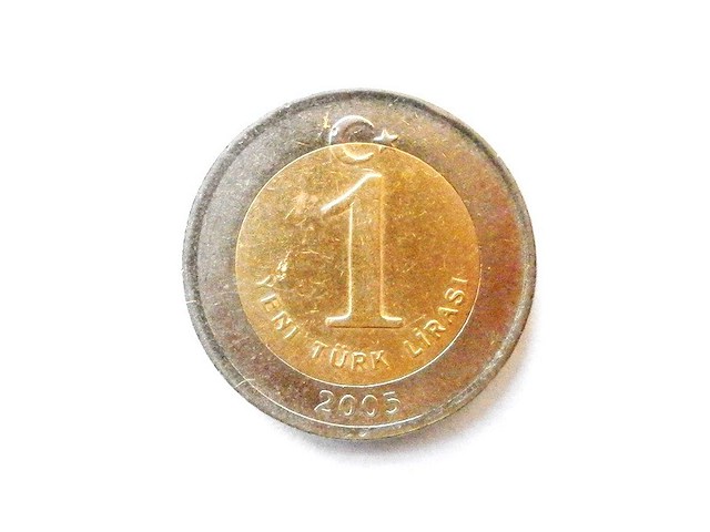 Turska 1 lira 2005