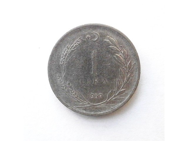 Turska 1 lira 1959
