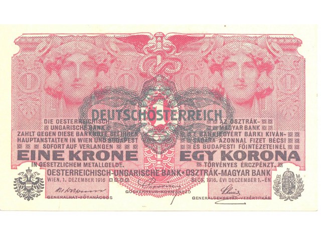 Austrija 1 krone 1916 UNC
