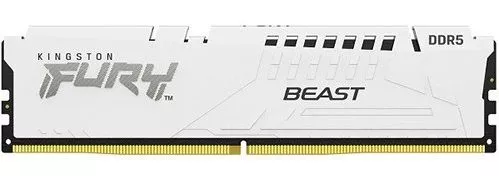 KINGSTON 16GB (1X16GB) DDR5 5600MT/S CL40 FURY BEAST WHITE XMP MEMORIJA | KF556C40BW-16