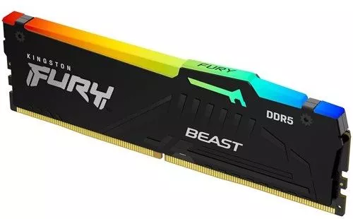 KINGSTON 16GB (1X16GB) DDR5 6000MT/S CL36 FURY BEAST BLACK RGB EXPO DIMM MEMORIJA | KF560C36BBE2A-16