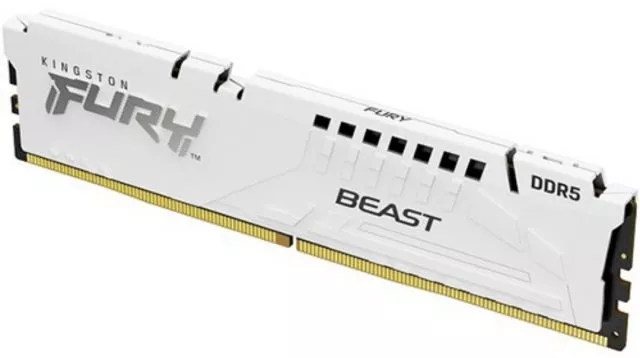 KINGSTON 32GB (1X32GB) DDR5 5200MT/S CL36 FURY BEAST WHITE EXPO MEMORIJA