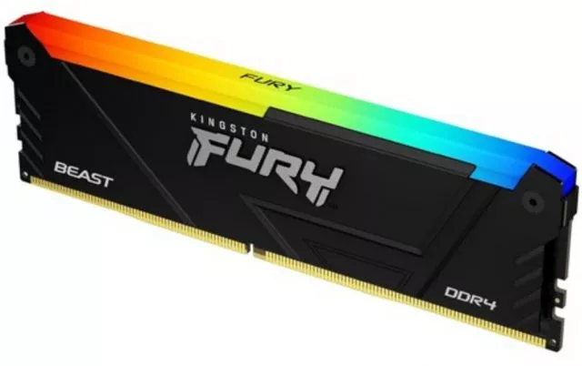 KINGSTON 8GB (1X8GB) DDR4 3600MT/S CL17 FURY BEAST RGB BLACK XMP DIMM MEMORIJA | KF436C17BB2A/8