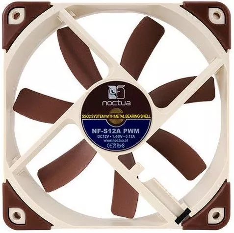 Noctua NF-S12A FLX, 12cm ventilator, 12V, 3-pin
