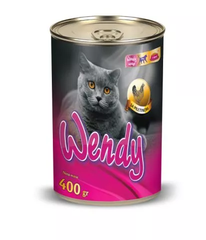 WENDY KONZERVA SA PILETINOM 400GR