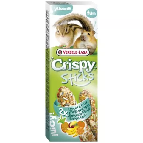 Versele Laga Crispy sticks- 2 sticks hamster & squirrels exotic fruit