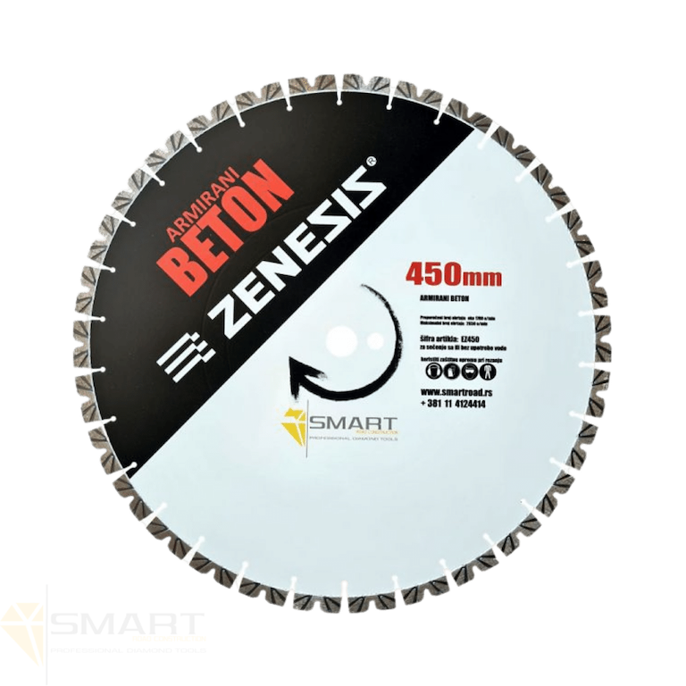 Zenesis dijamantski disk za teško armirani beton/asfalt EZ800B - 800mm x 25.4mm