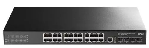 Cudy 24-GbE 4-SFP+ L3 Managed Gigabit Switch | GS5024S4