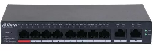 Dahua 10-Port Cloud Managed Desktop Switch with 8-Port PoE | CS4010-8ET-110