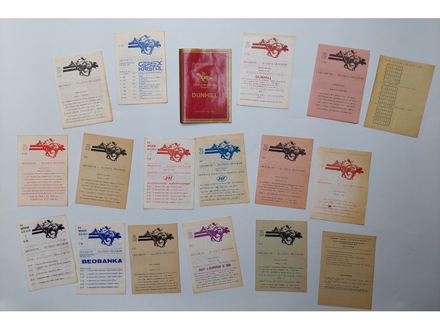 Programi i ostalo Beogradski Hipodrom RARE EX YU