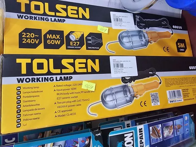RADIONIČKA LAMPA - TOLSEN