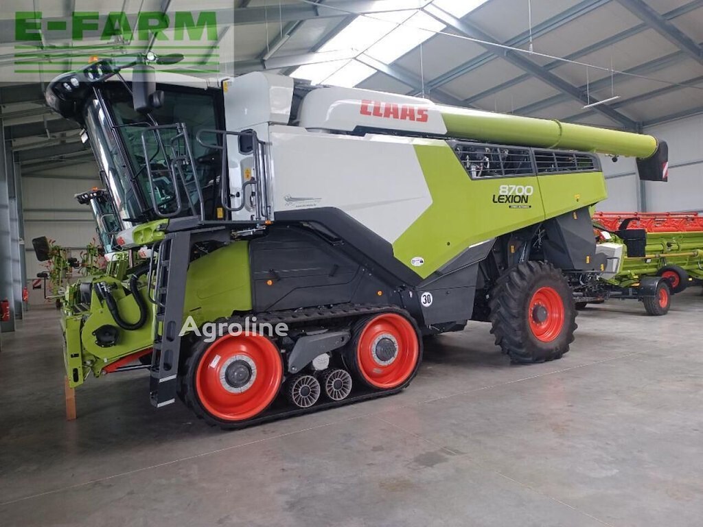 Claas lexion 8700 tt terratrac + v 1230 kombajn za žito