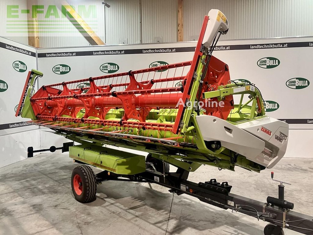 Claas v 620 mit wagen adapter za žito