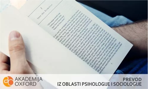 PREVOĐENJE TEKSTOVA IZ SOCIOLOGIJE I PSIHOLOGIJE ZA HRVATSKI JEZIK