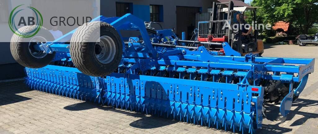 Agristal Brona talerzowa składana hydraulicznie z wózkiem 5 m BTH tanjirača